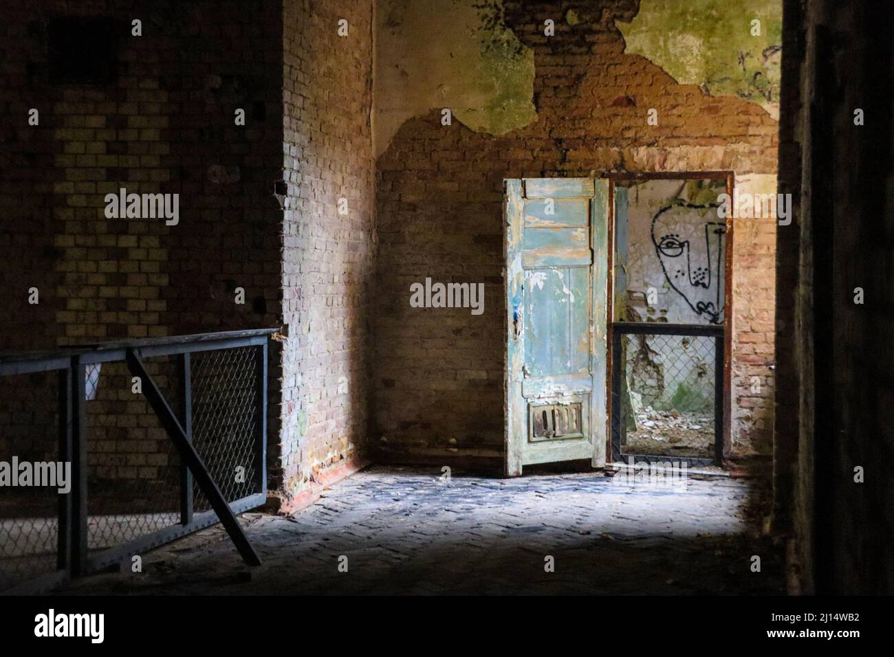 The ruins of an old hospital in Germany Stock Photo - Alamy