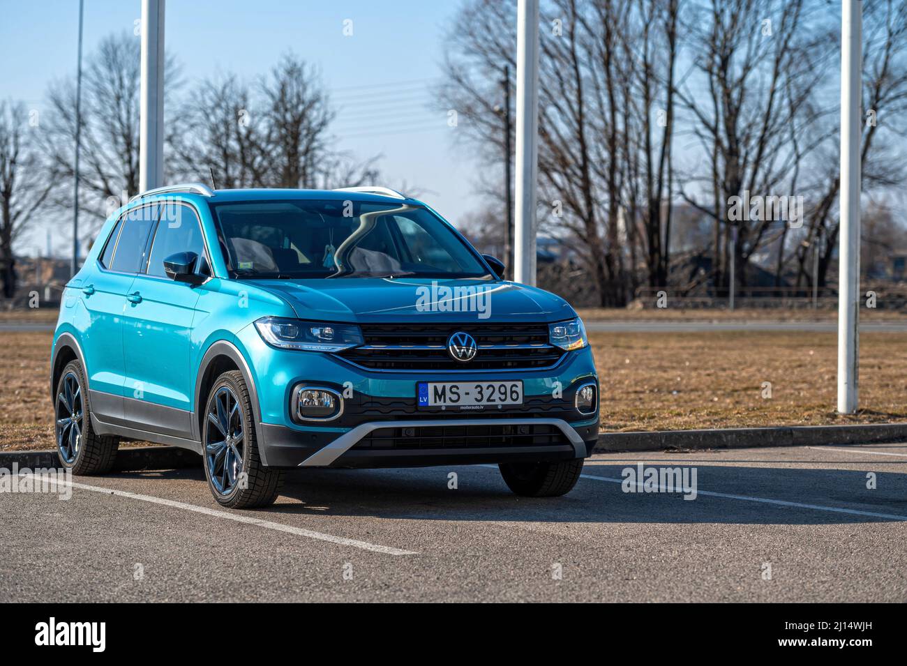 Blue volkswagen t cross hi-res stock photography and images - Alamy