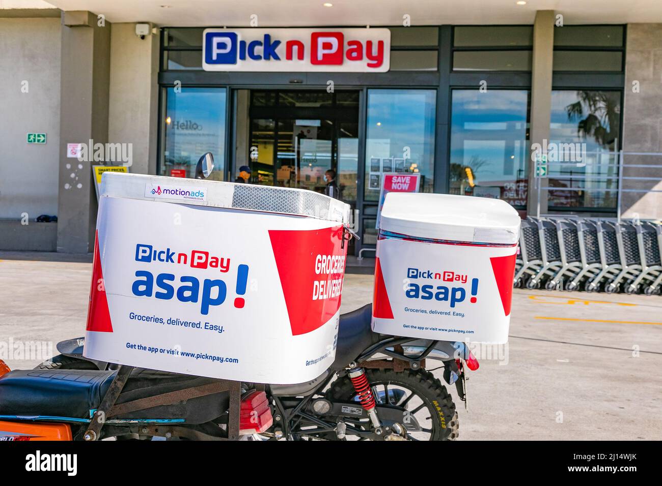 Cape Town, South Africa - September 9, 2021: Express Service delivery ...