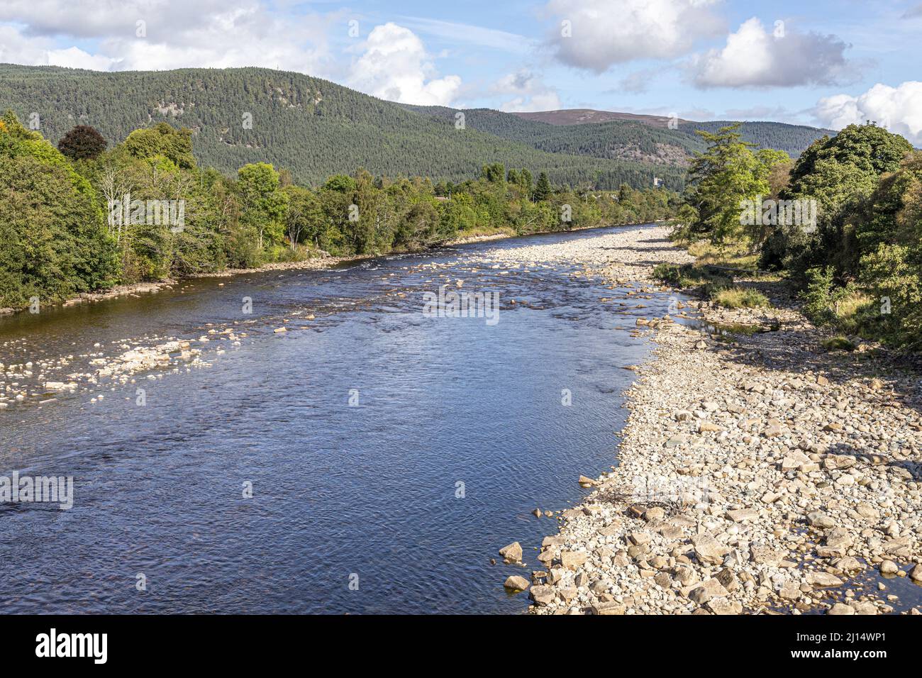 The River Dee at Ballater, Aberdeenshire, Scotland UK Stock Photo - Alamy