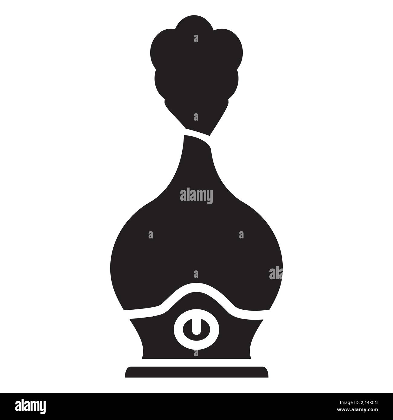 Modern humidifier on white Stock Vector Images - Alamy