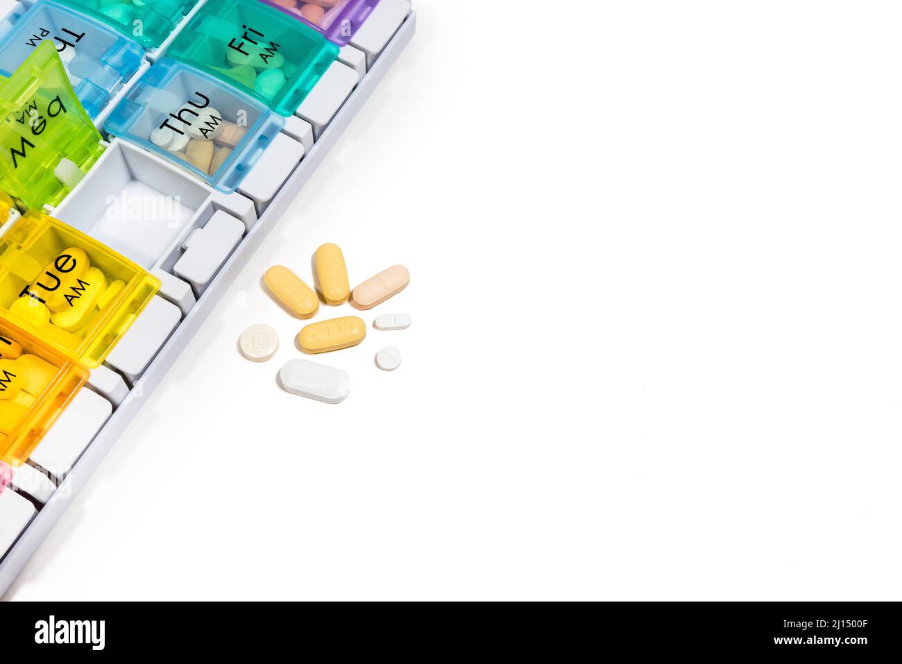 7 Day Pill Box Dispenser, Week and a Day Pill Box Organizer, for cancer ...