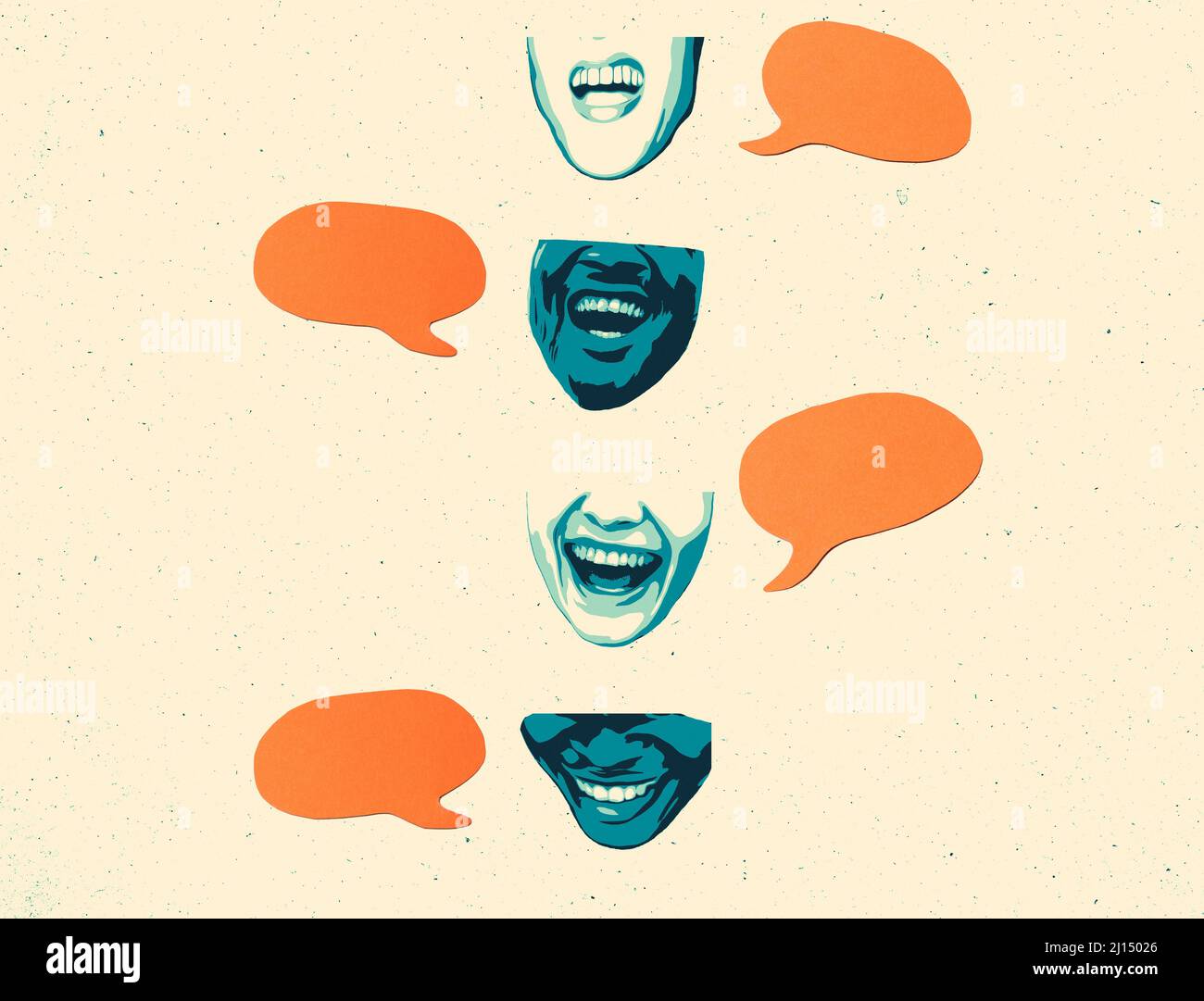 People chatting together and laughing Stock Photo - Alamy