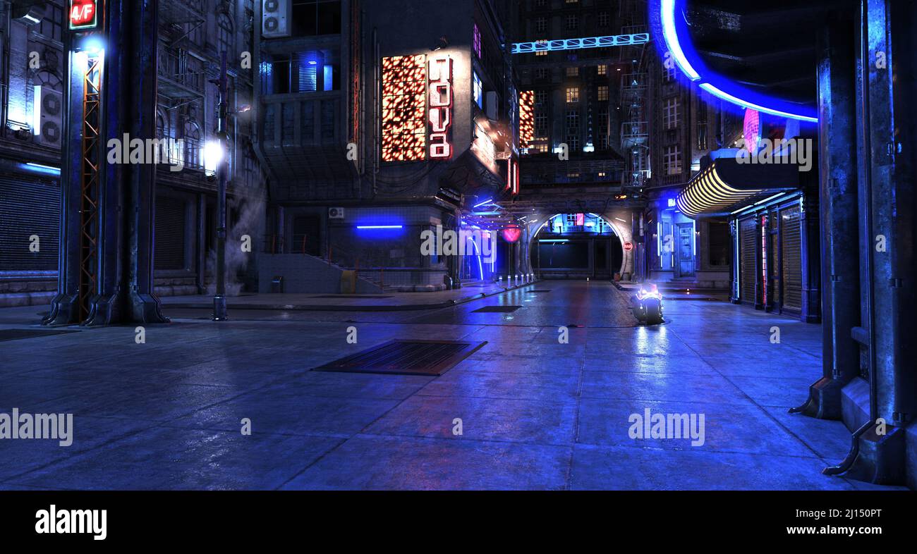 Night Street Render Architecture Manhattan 3D Rendering For West