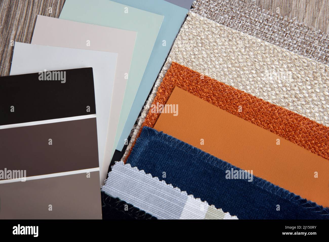 close up of the upholstery fabric texture and color choice for interior ...