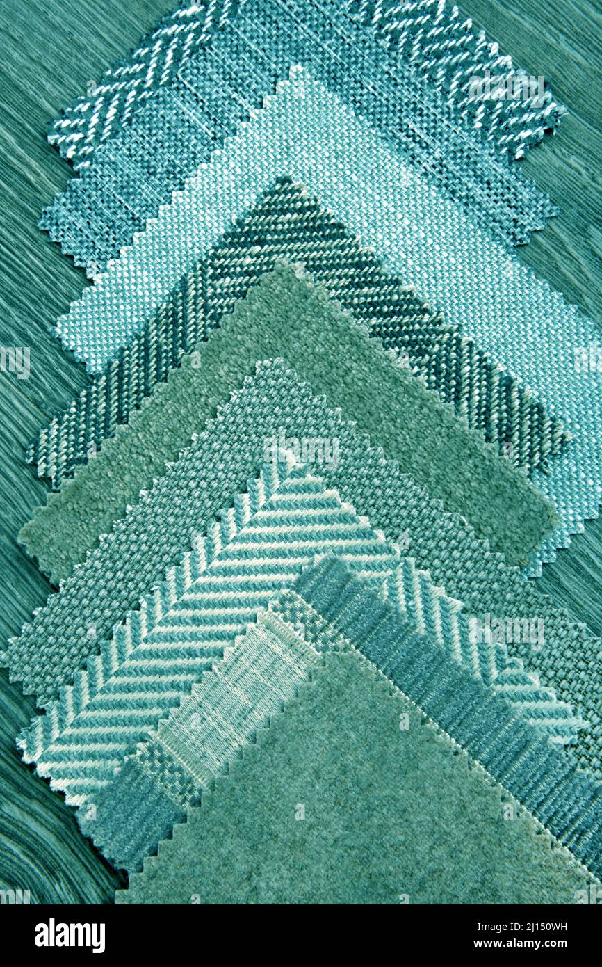 close up of the upholstery fabric texture and color choice for interior ...