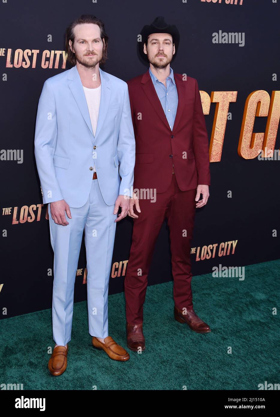 LOS ANGELES, CA - MARCH 21: Directors Adam Nee (L) and Aaron Nee attend ...