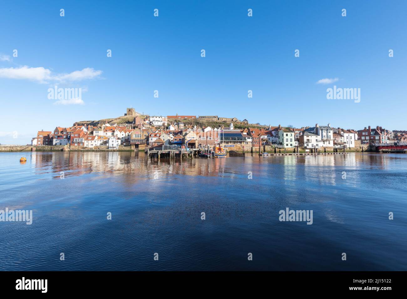Landscape photo of Whitby in North Yorkshire Stock Photo - Alamy