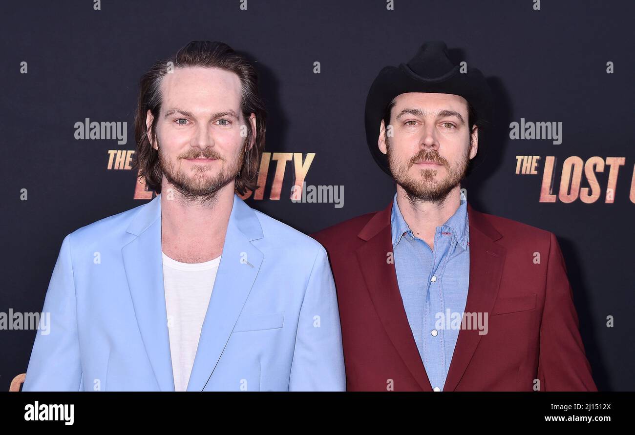 LOS ANGELES, CA - MARCH 21: Directors Adam Nee (L) and Aaron Nee attend ...