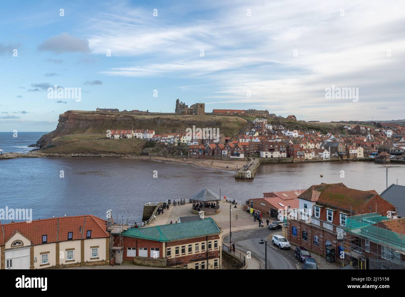 Landscape photo of Whitby in North Yorkshire Stock Photo - Alamy