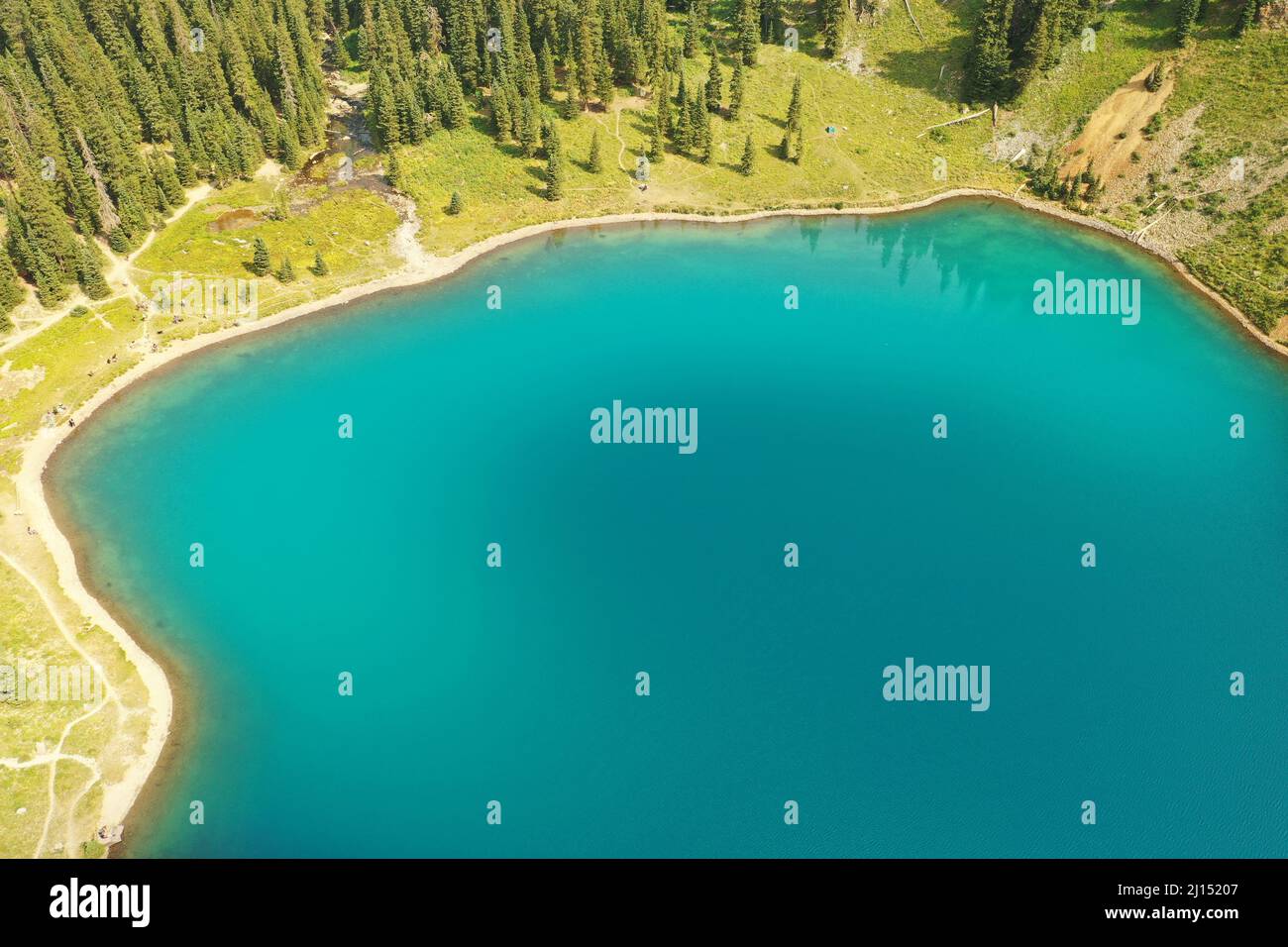 Beautiful scenery of the Kolsay Lakes in the Almaty region, Kazakhstan ...