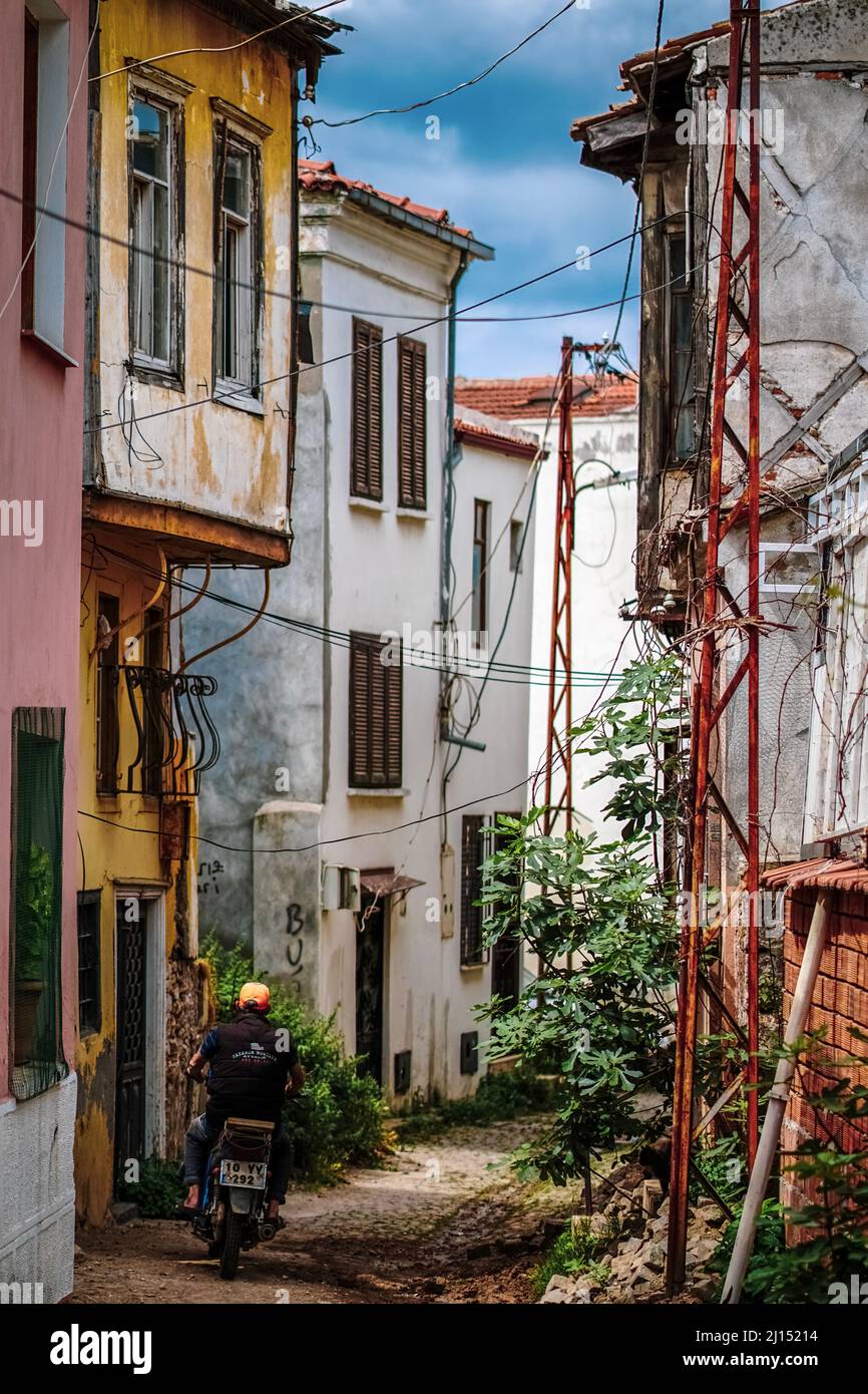 Old Houses from an Interesting View Stock Photo - Alamy