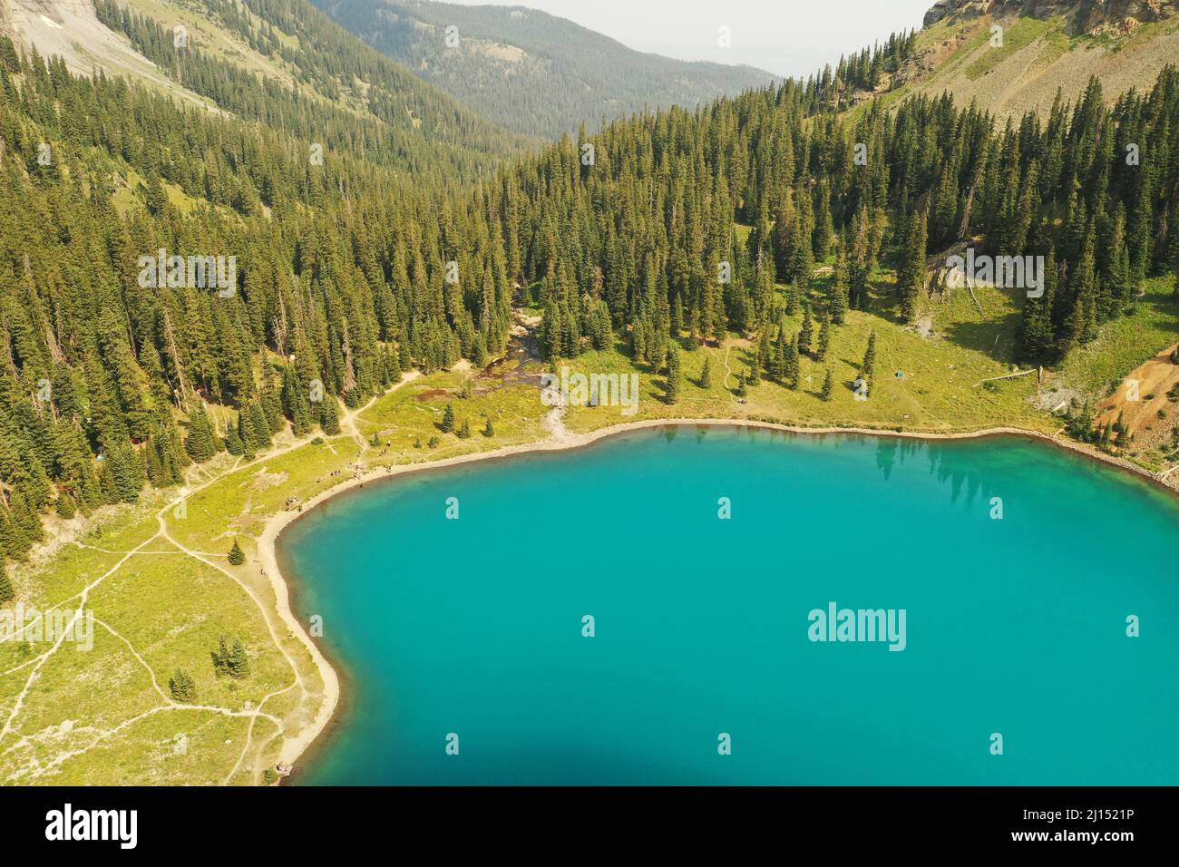 Beautiful scenery of the Kolsay Lakes in the Almaty region, Kazakhstan ...