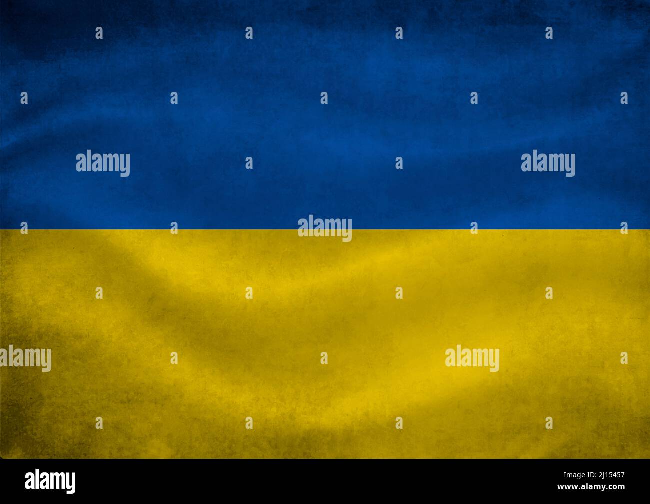 Illustration of blue and yellow Ukrainian flag Stock Photo - Alamy