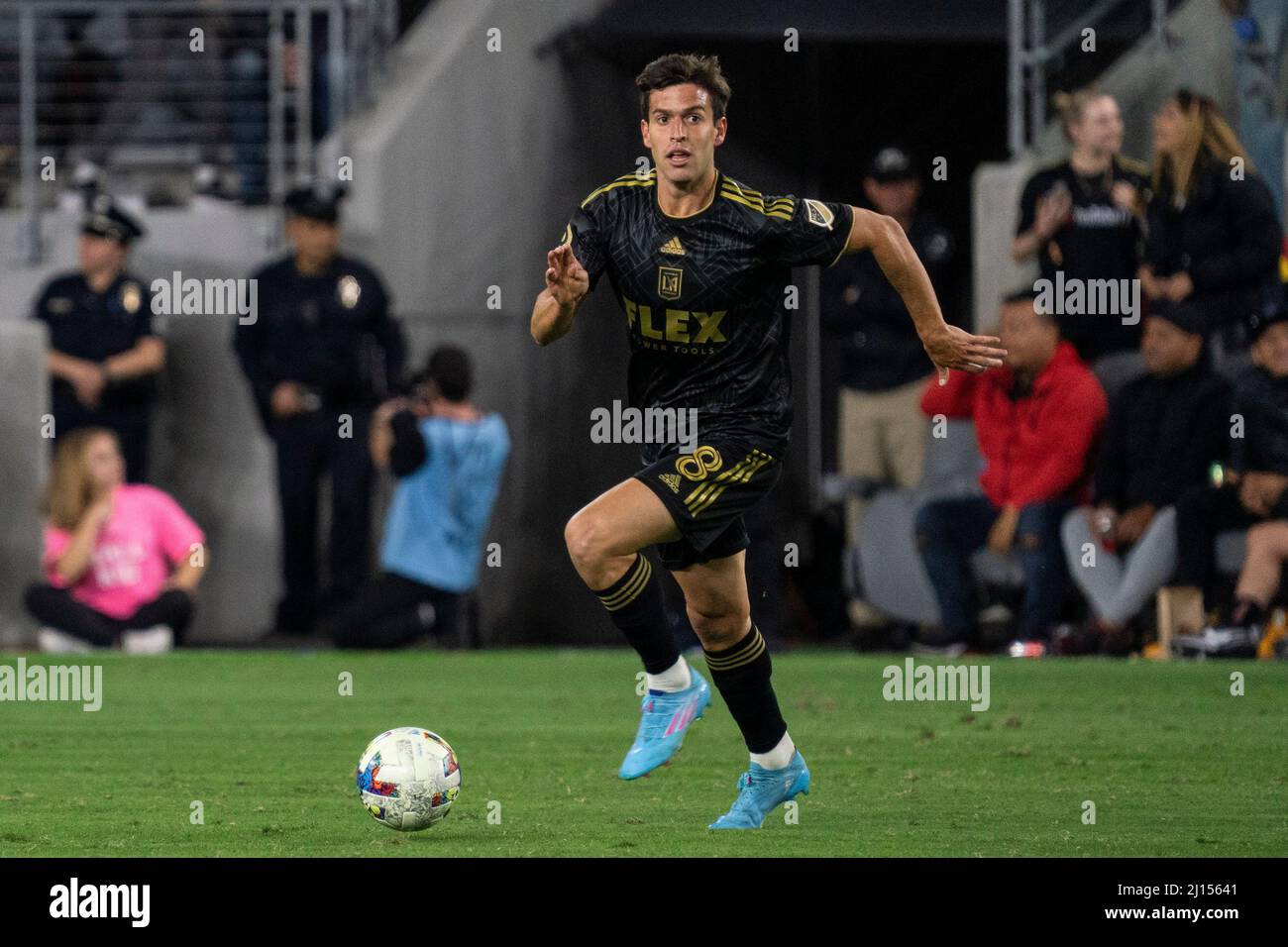 Los Angeles FC midfielder Francisco Ginella (8) during a MSL match ...