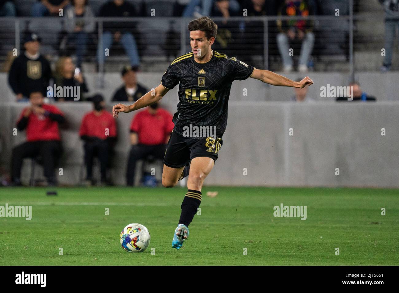 Los Angeles FC midfielder Francisco Ginella (8) during a MSL match ...