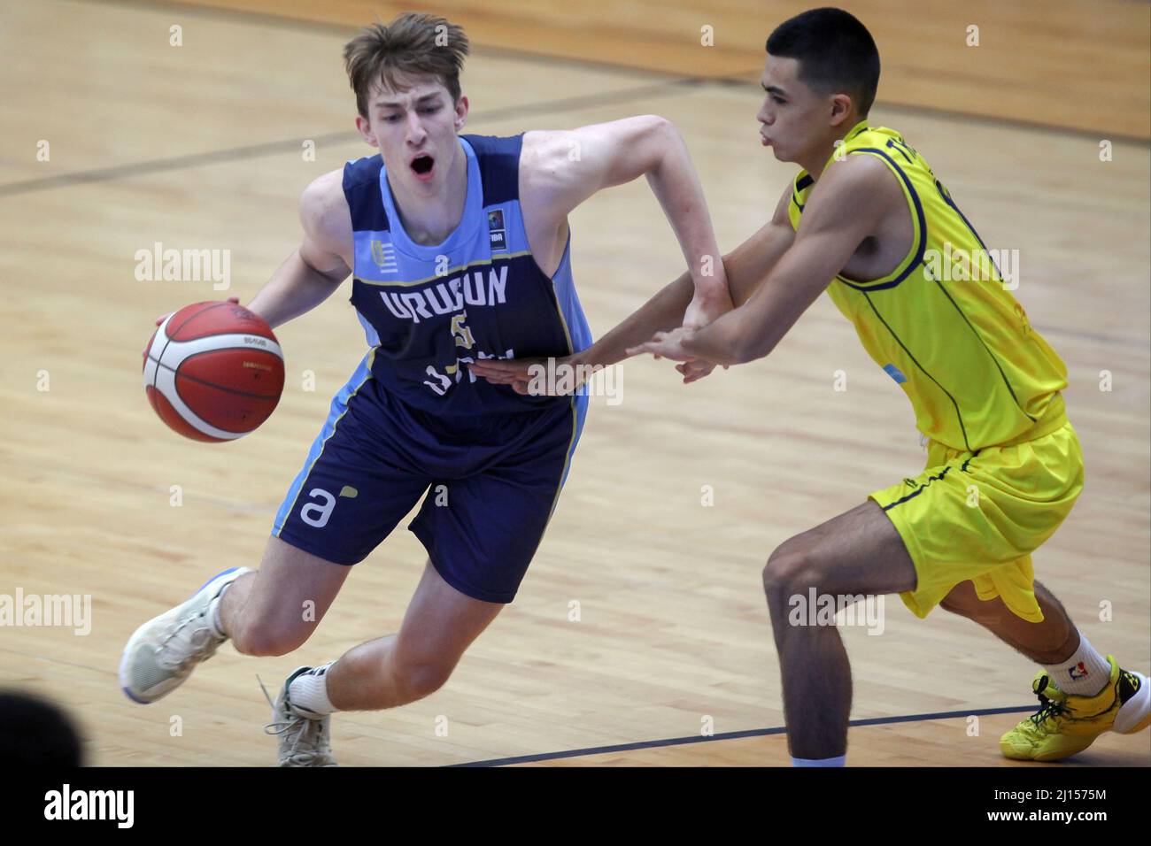 Los Dos Caminos, Miranda. VE - MARCH 21: Guzman Vasilic #5 of team from ...