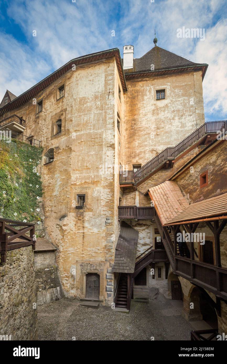 The medieval Orava Castle, Slovakia, Europe Stock Photo - Alamy
