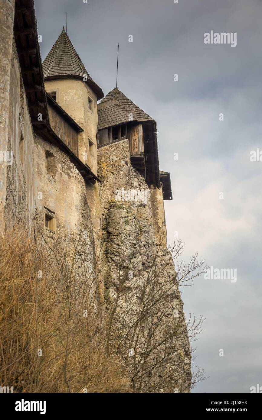The medieval Orava Castle, Slovakia, Europe Stock Photo - Alamy