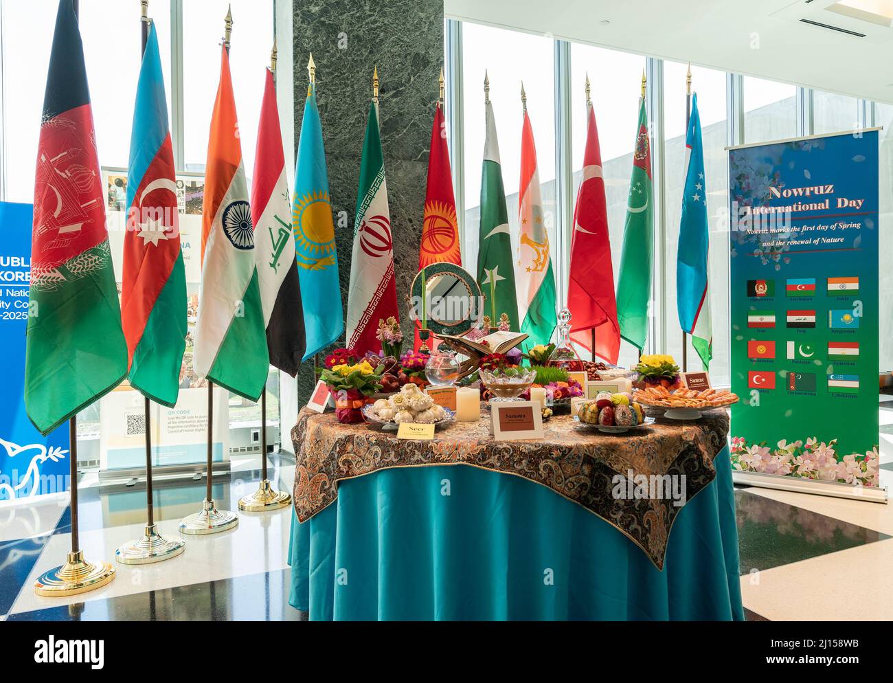 New York, USA. 22nd Mar, 2022. United Nations celebration of Nowruz ...