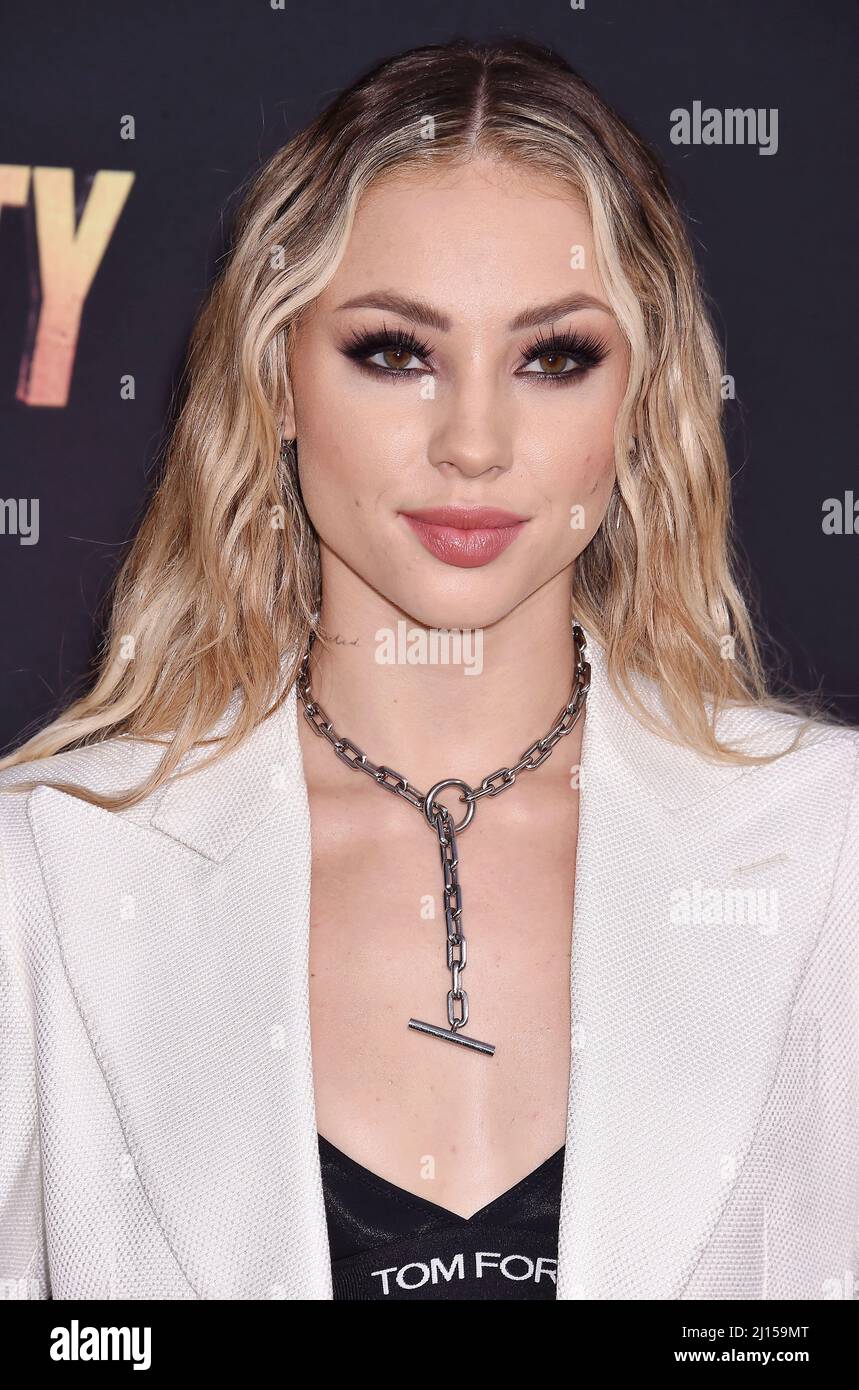 Los Angeles, Ca. 21st Mar, 2022. Charly Jordan attends the Los Angeles ...