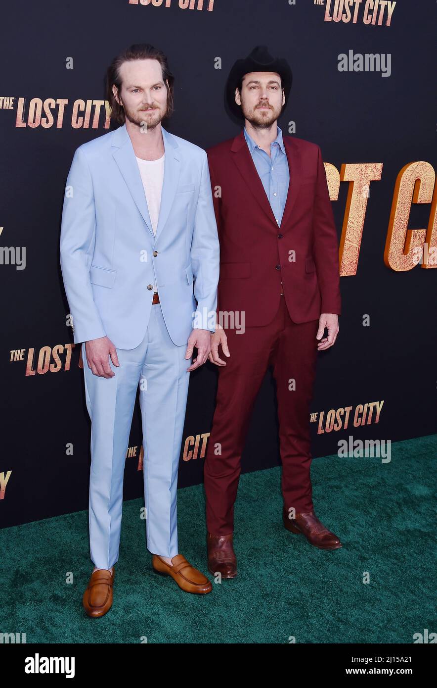 Los Angeles, Ca. 21st Mar, 2022. Directors Adam Nee (L) and Aaron Nee ...