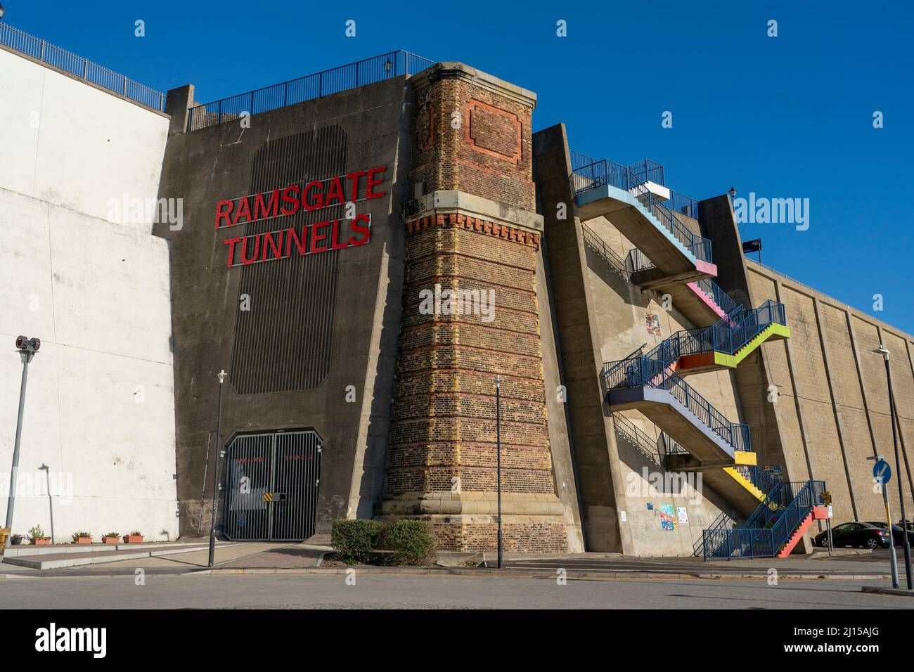 The Augusta Steps on Victoria Promenade leading down the Ramsgate main ...
