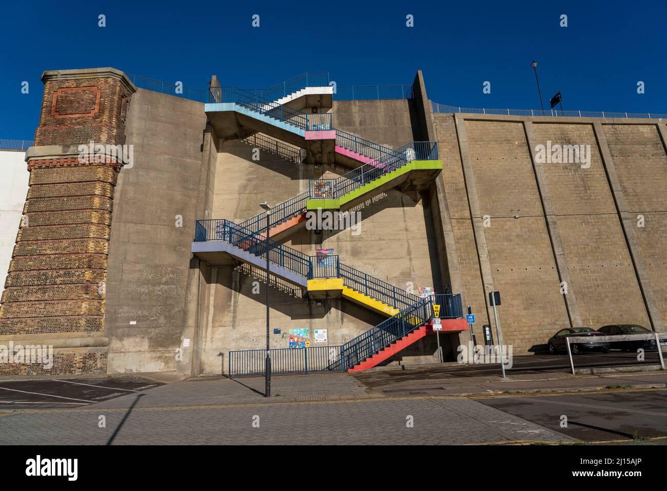 The Augusta Steps on Victoria Promenade leading down the Ramsgate main ...