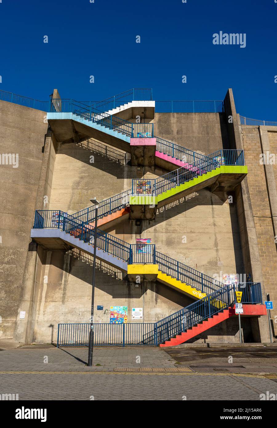 The Augusta Steps on Victoria Promenade leading down the Ramsgate main ...