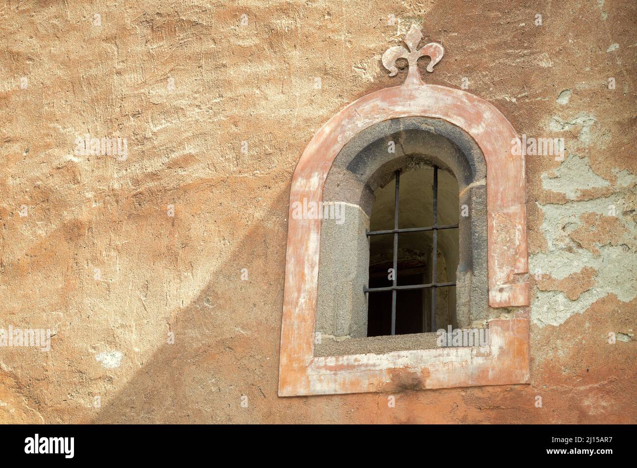 Detail of historic building in Kremnica, important medieval mining town ...