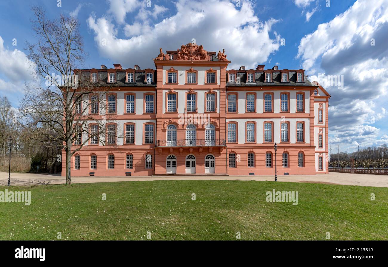 famous Biebrich castle in Wiesbaden, Biebrich Stock Photo - Alamy
