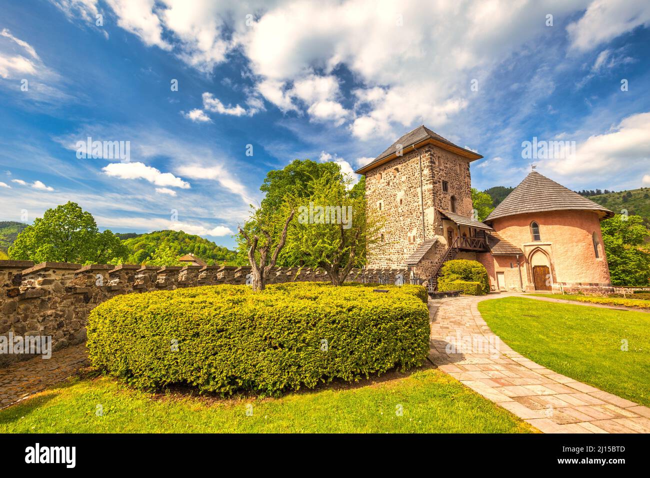 Historic building in Kremnica, important medieval mining town, Slovakia ...