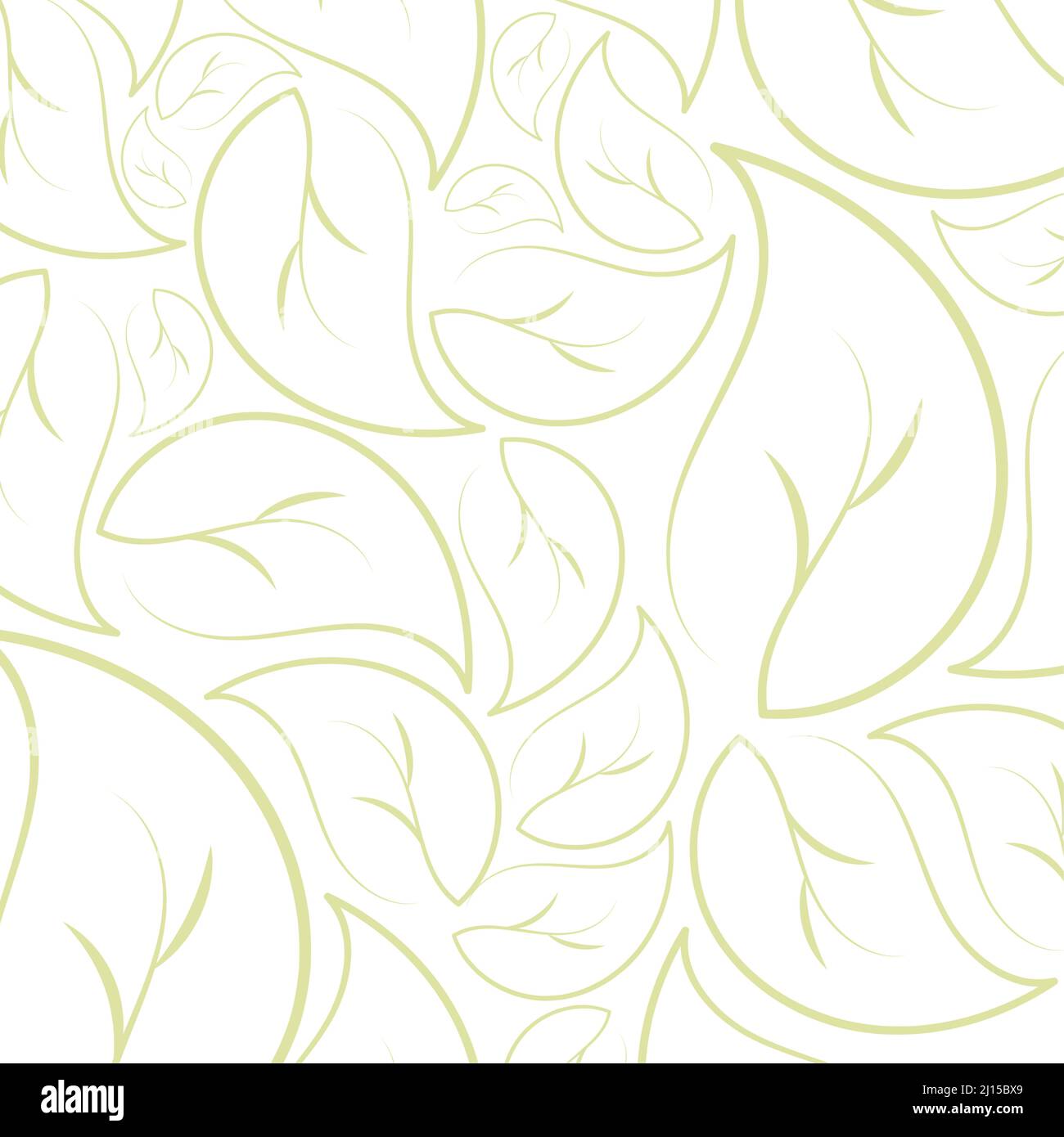 Colored ecological leaf pattern background Vector Stock Vector Image ...
