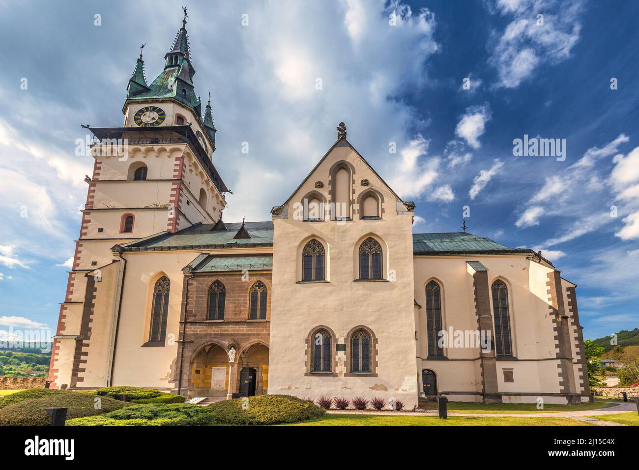 Town castle in Kremnica, important medieval mining town, Slovakia ...