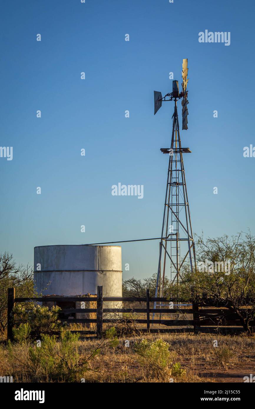 Arizona windmill hi-res stock photography and images - Alamy