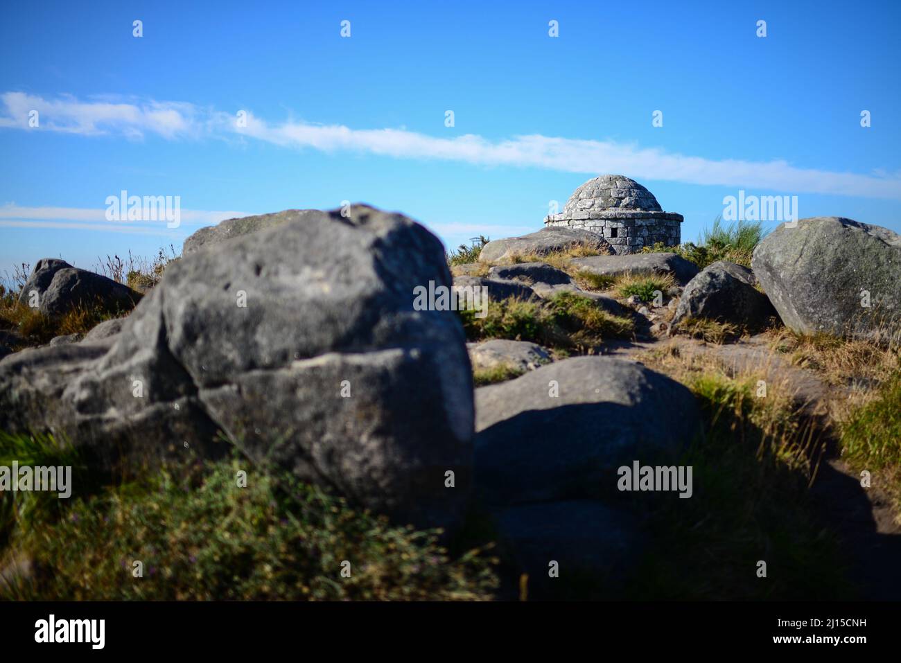 Watching tower in Castro del Monte do Facho, Gallaecian-Roman ...