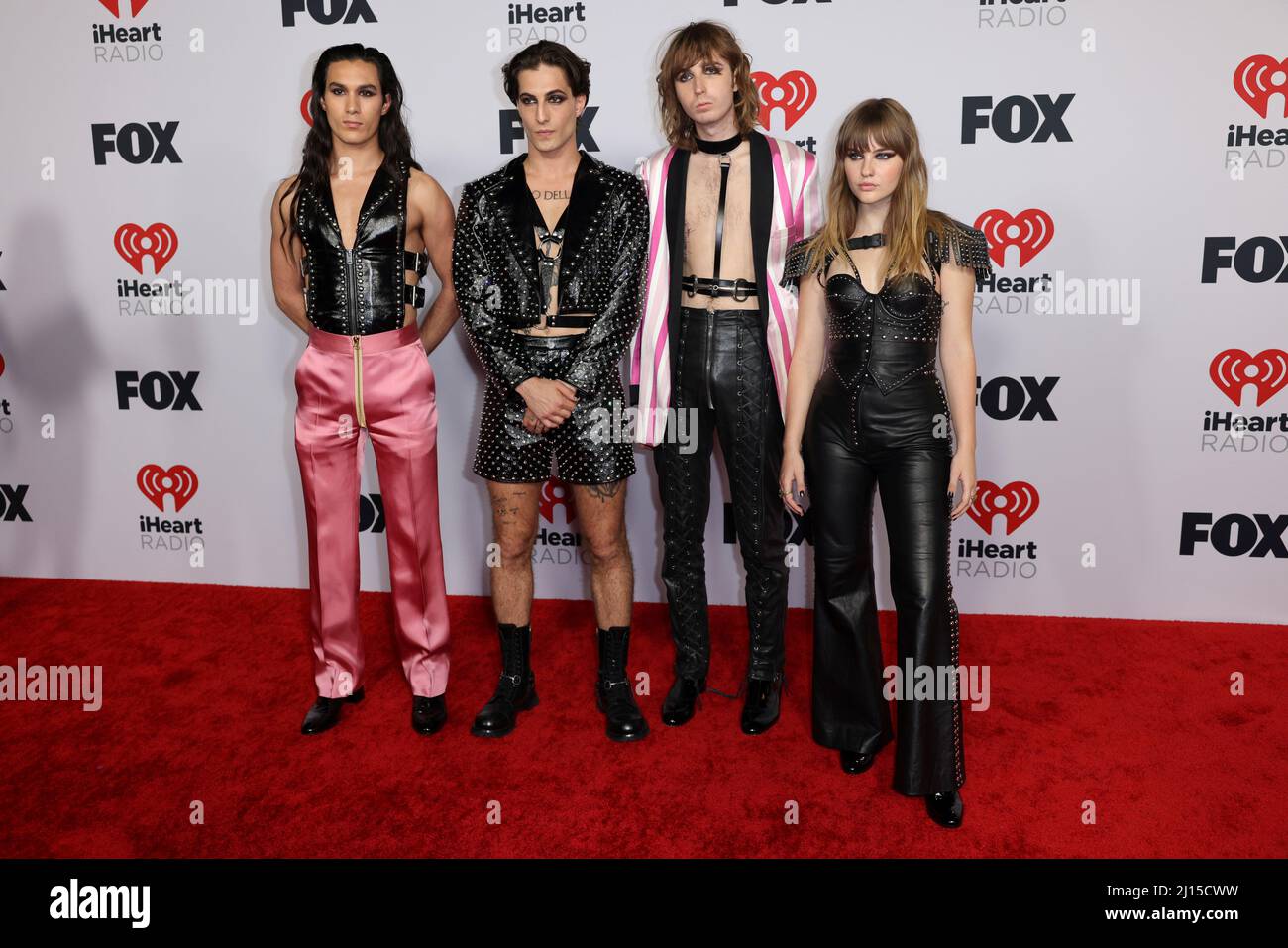 Maneskin red carpet hi-res stock photography and images - Alamy