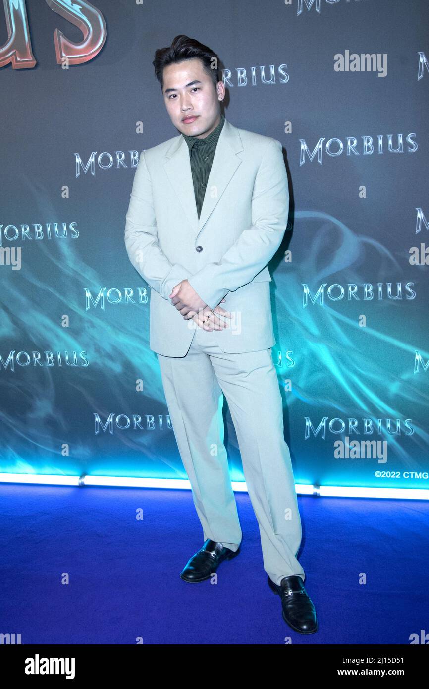 Paris, France. 22nd Mar, 2022. Kua Namsaeng attending the Morbius ...