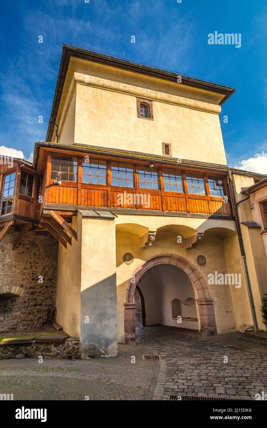Barbican in Kremnica, important medieval mining town, Slovakia, Europe ...