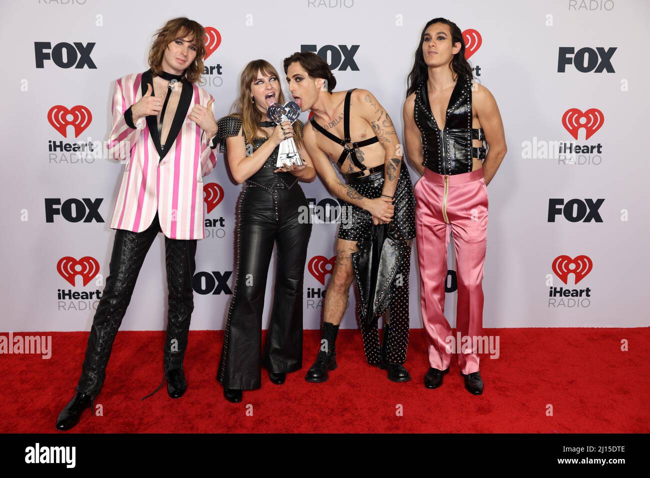 Maneskin red carpet hi-res stock photography and images - Alamy