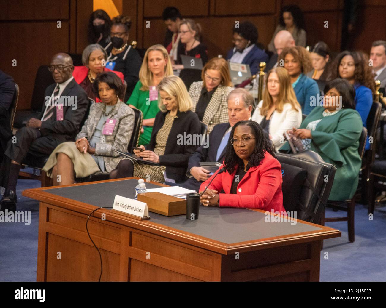 Washington DC, March 22, 2022, USA: Supreme Court Justice nominee ...