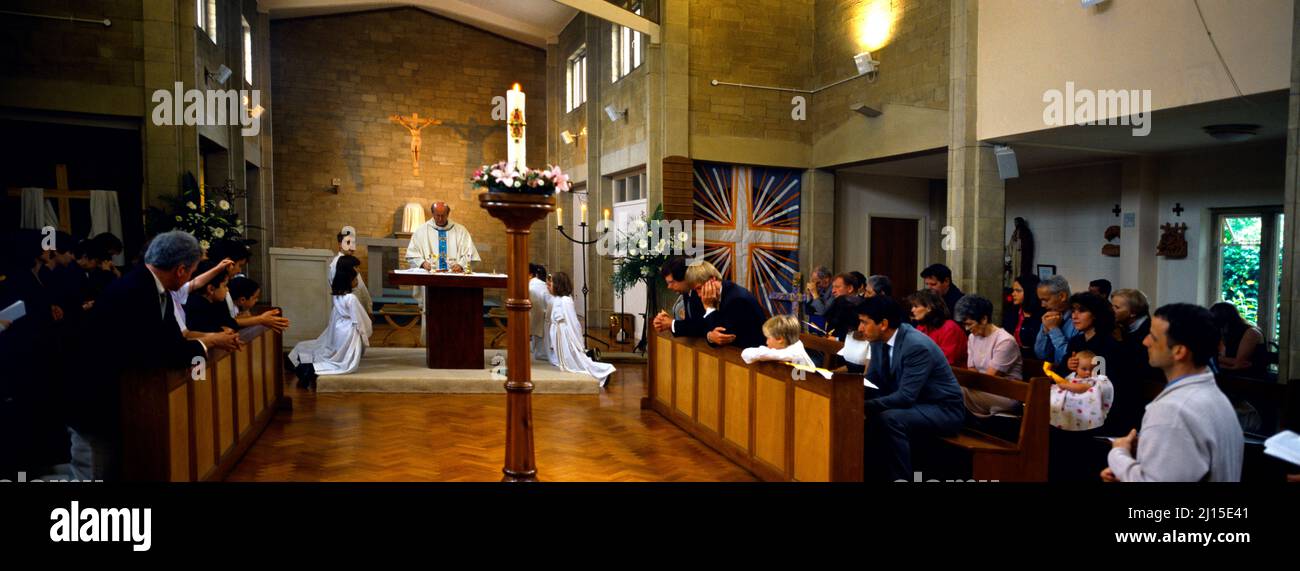 St Bernards Church First Communion Priest At Consecration ...