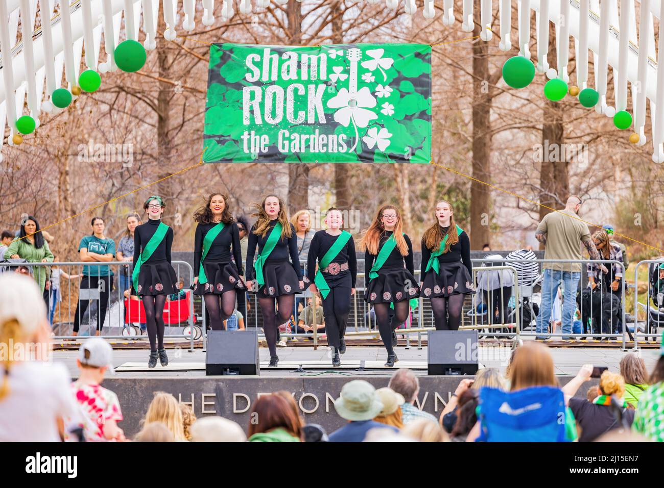 Oklahoma, MAR 17 - McTeggart Irish Dancers performance in St Patrick's ...