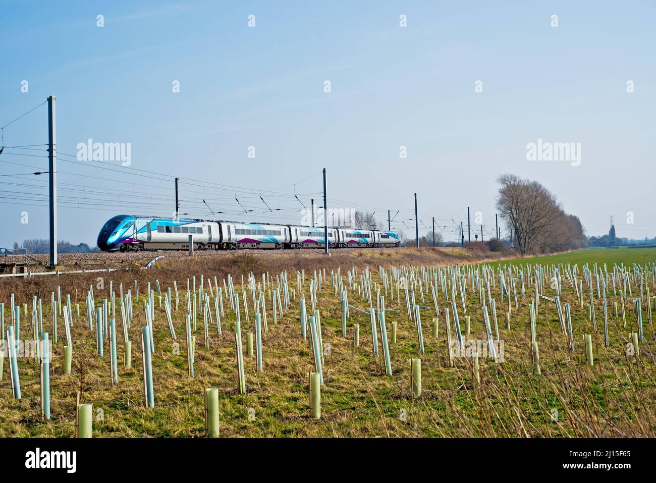 Transpennine unit at Skelton Bridge, York, England Stock Photo - Alamy