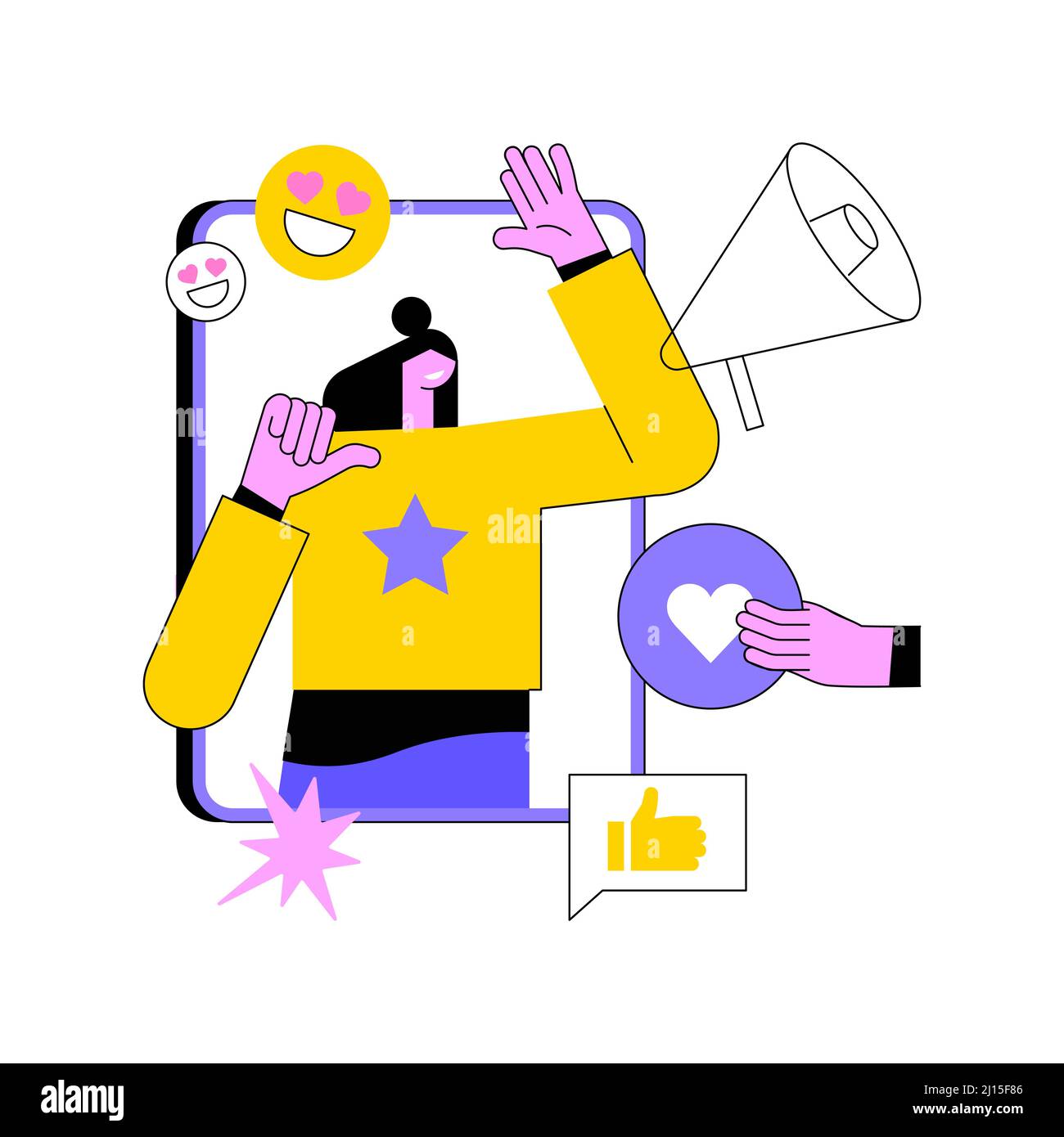 Brand persona abstract concept vector illustration. Brand ...