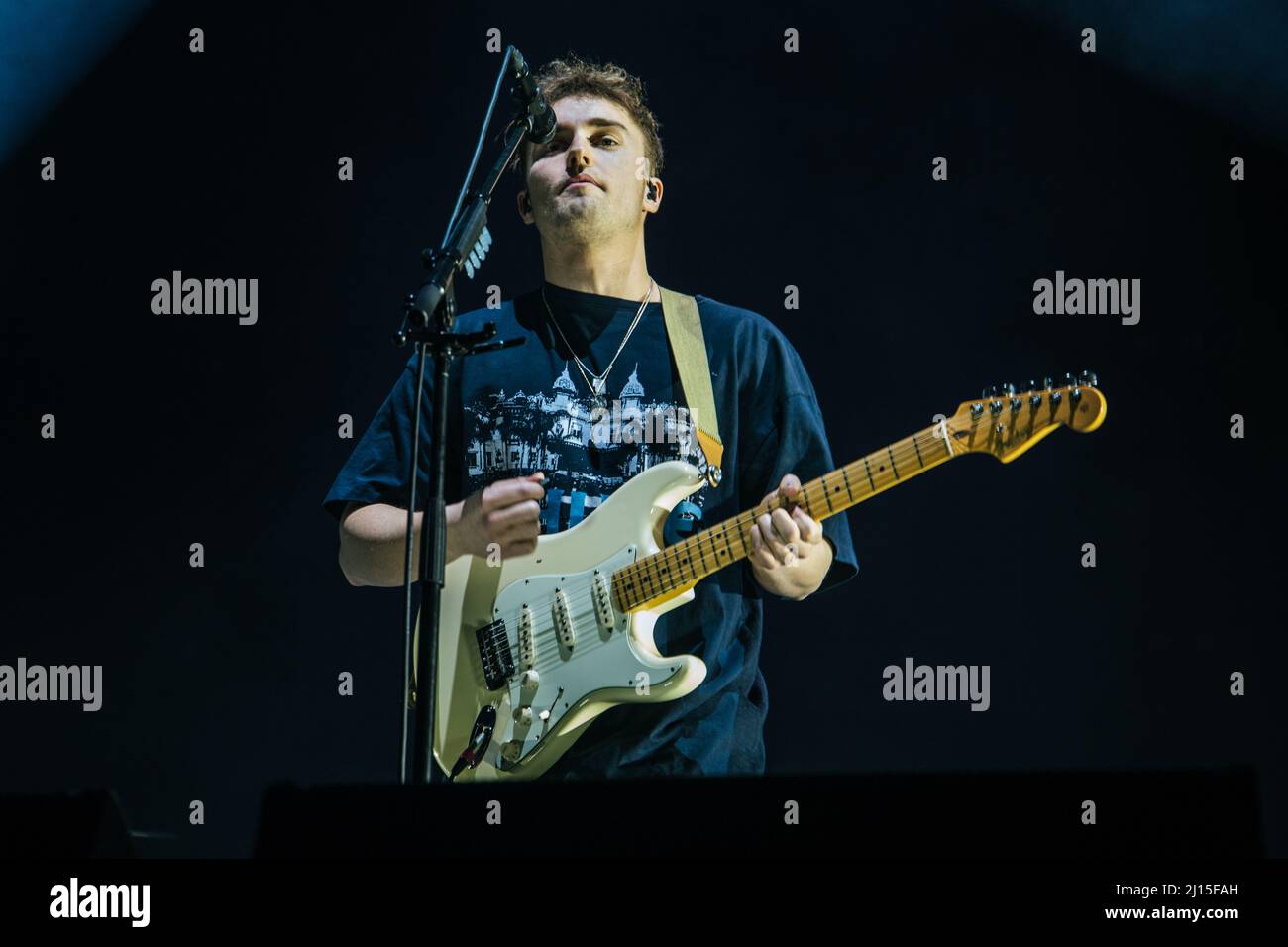 Sam Fender live at M&S Bank Arena Liverpool Uk, 21st March 2022 Stock ...