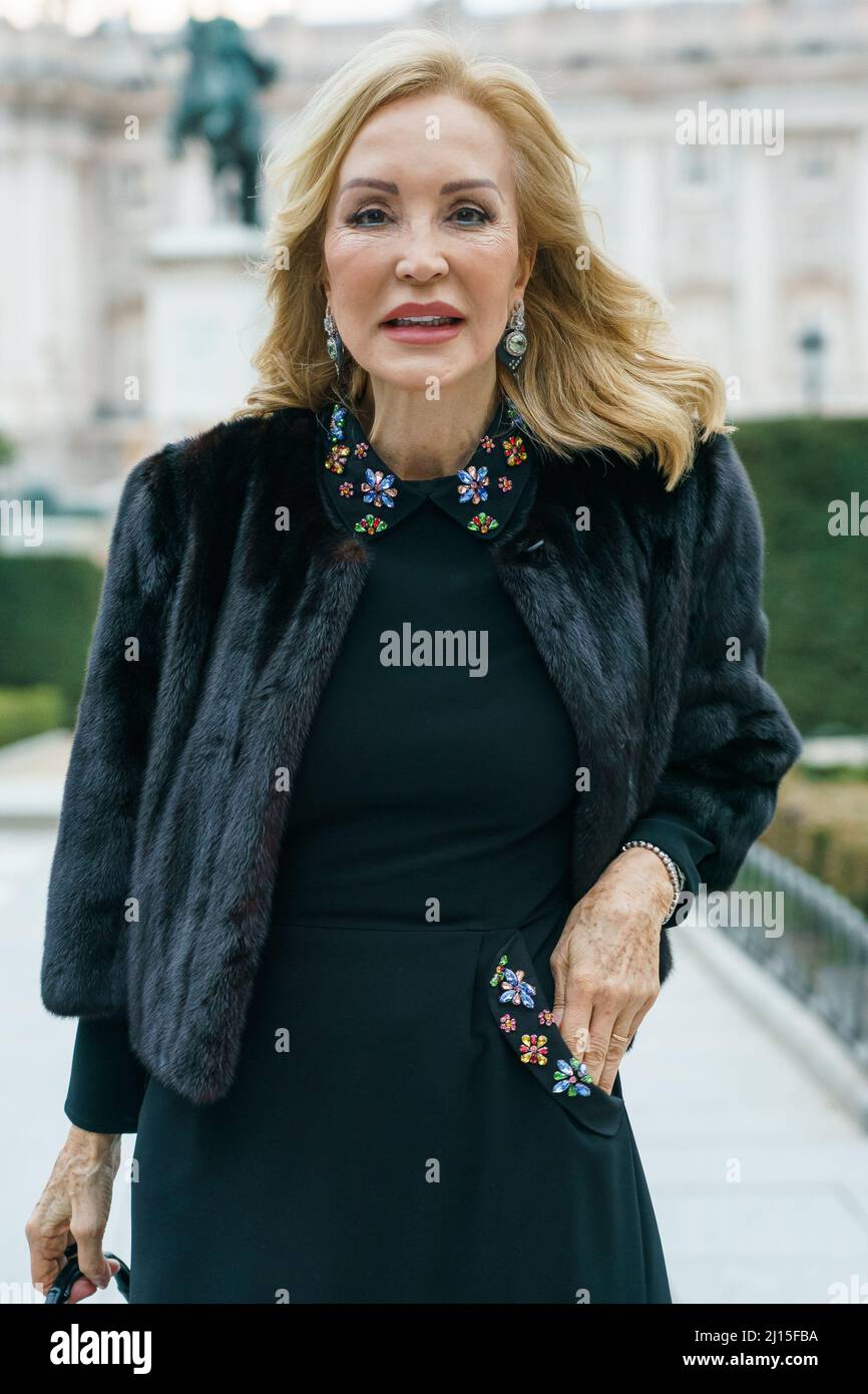 Madrid, Spain. 22nd Mar, 2022. Carmen Lomana attends the premiere of ...