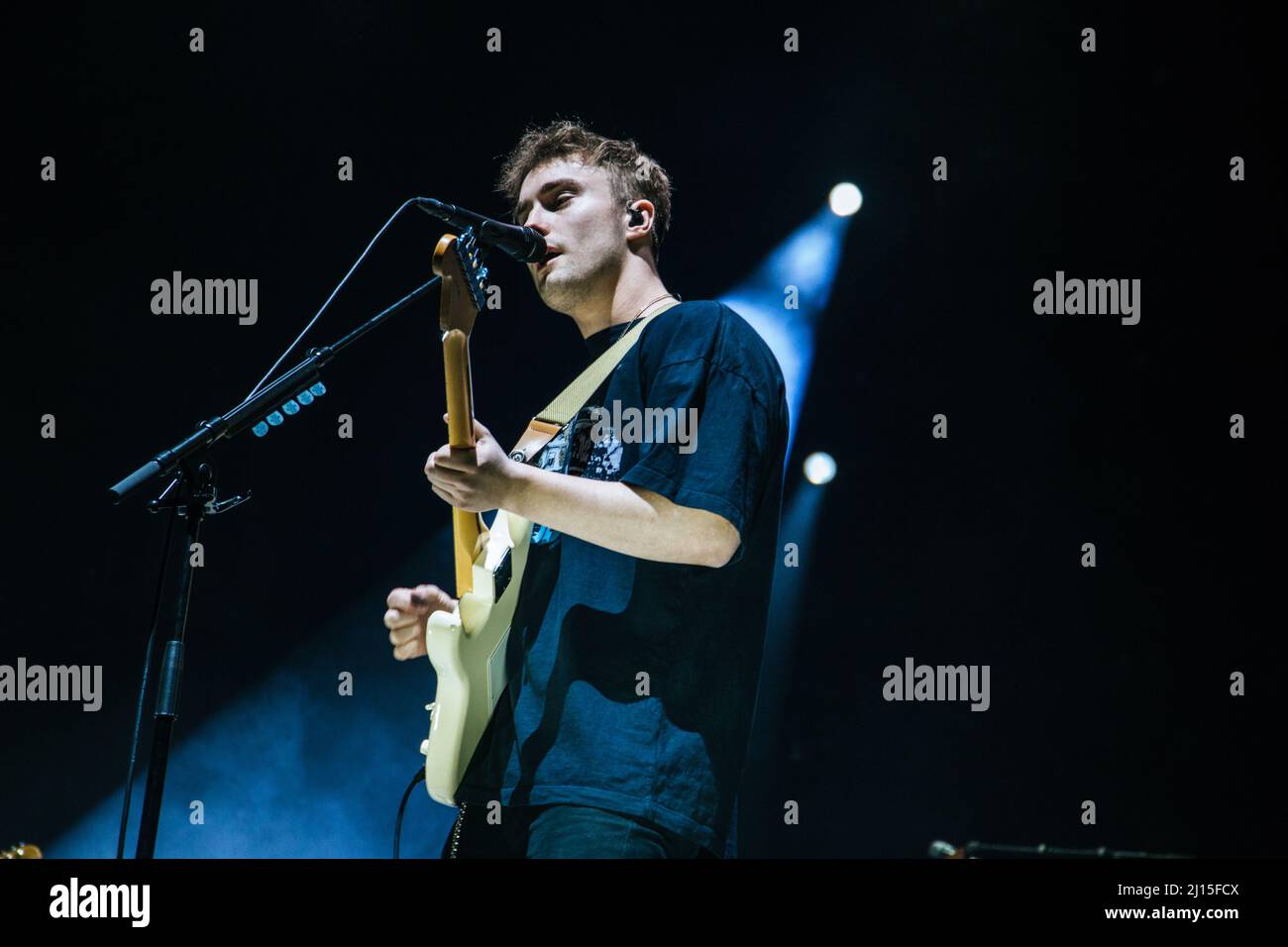 Sam Fender live at M&S Bank Arena Liverpool Uk, 21st March 2022 Stock ...
