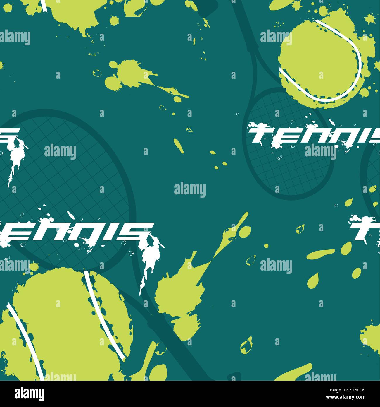 Textured poster with tennis ball and rackets Vector Stock Vector Image ...