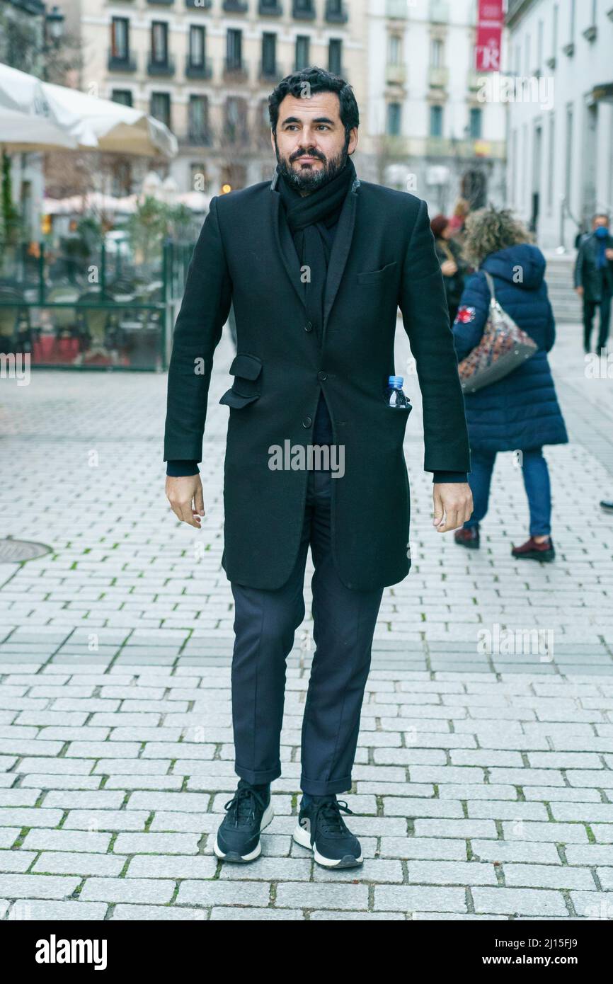 Emiliano Suárez attends the premiere of the opera The Angel of Fire, by ...